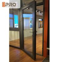 China Customized Design Aluminium Hinged Doors For Construction Buildings stainless steel glass door hinge Door hinge black for sale
