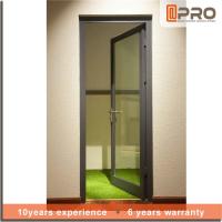 China Multi Color Aluminium Hinged Doors With Powder Coated Surface Treatment aluminum frame door hinge hinge for door stainle for sale