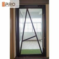 China Floor Spring Aluminum Pivot Doors For Interior House Customized Size Front pivot Doors pivot Glass door Glass pivot door for sale