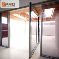 China Weather Proof Aluminum Pivot Doors With Stainless Steel Locks And Handles Glass Door Pivot Hinge door pivot hinge for sale