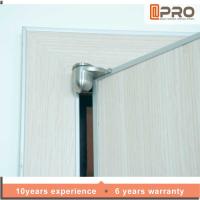 China Bedroom MDF Interior Doors With Alkali Sand Flat Panel Surface Color Optional for sale