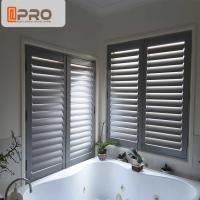 China Sun Shade Aluminium Plantation Shutters Waterproof Paint Surface Processing for sale
