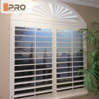 China Custom Made Aluminium Louver Window White Color For Outdoor And Indoor for sale