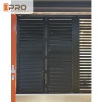 China Outdoor Plantation Shades Shutters , Long Life Span Aluminum Jalousie Windows for sale