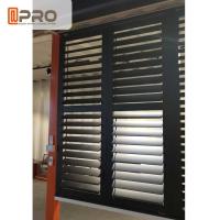 China Outdoor Adjustable Louvers Window , Modern Design Louvered Bifold Shutters for sale