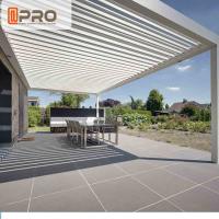 China Waterproof Aluminum Patio Pergola , Square Adjustable Stand Alone Pergola for sale