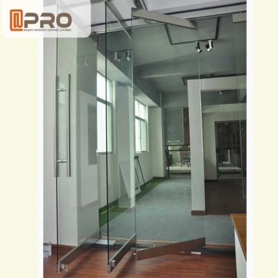 China Movable Modern Office Partitions With Clear Tempered Glass Color Optional for sale