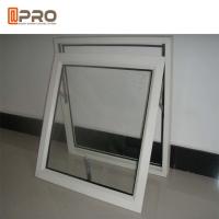 China Waterproof Aluminium Awning Windows White Color With Chain Winder And Keys window awning window materials VERTICA for sale