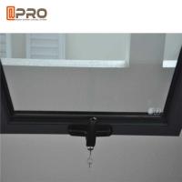 China Aluminum Frame Top Hung Casement Window Powder Coating Surface Treatment awning glass window cheap window awning glass for sale