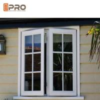 China Outward / Inward Open Aluminum Casement Windows With Stainless Steel Security Mesh round casement window side casement for sale