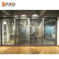 China Australia Anti Noise Aluminium Sliding Glass Doors System Customized Size Sliding gate door BARN DOOR SLIDING for sale