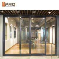 China Powder Coated Aluminium Sliding Glass Doors For Construction Buildings interior door sliding door frame for sale