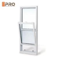 China Vertical Aluminium Double Hung Window For Houses / Glass Top Hung Window for sale
