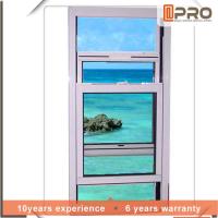 China Dust Proof Aluminum Single Hung Window Powder Coated Surface Treatment for sale