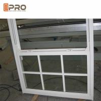 China Aluminum Frame Double Glazed Sash Windows For Residential And Commercial for sale