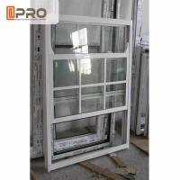 China Vertical Aluminium Double Hung Window For Houses / Glass Top Hung Window for sale