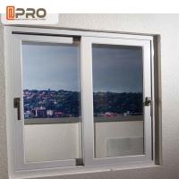 China Energy Saving White Aluminium Sliding Windows With Reflective Glass top hung sliding window aluminium sliding window for sale
