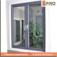 China Waterproof Bathroom Double Glass Window , Aluminum Frame Tilt And Swing Windows for sale