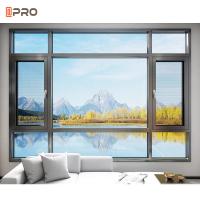 China Suitable For Builds And Renovations Aluminium Frame Sliding Window With Wall Thickness 1.4mm To 2.0mm And Long Lasting Window Option for sale