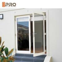China Modern Bathroom Glass Aluminum Hinged Sliding Doors For Residential House aluminum double hinged door Stainless door hin for sale