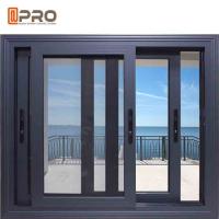 China Customized Double Glazed Aluminium Sliding Windows For House Project Energy Saving for sale