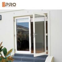China Interior Aluminium Hinged Doors With Double Low E Glass For Residential House price door glass hinge aluminum hings glas for sale
