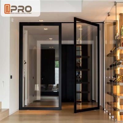 China Interior Pivot Revolving Modern Entry Doors Commercial Aluminium Glazing ,entrance pivot door pivot door modern,exterior for sale