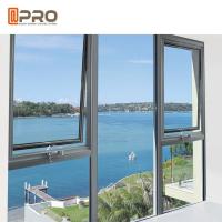 China House Inward Opening Aluminium Awning Windows Double Tempered Clear Glazing side hung window bottom hung window for sale