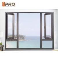 China Modern Custom Horizontal Casement Storm Windows / Aluminium House Windows standard aluminum casement window sizes for sale