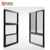 China Customized Size Tilt Sliding Aluminium Sash Windows Powder Coated Surface Treatment for sale