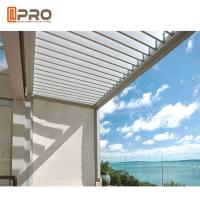 China Anti - Uv Heat Insulated Automatic Aluminium Pergola With Remote Control System for sale