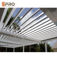 China Sunproof Modern Aluminum Pergola Blade Size 150mm , 200mm , 265mm for sale