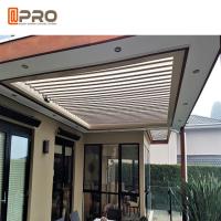 China Sunproof Modern Aluminum Pergola Blade Size 150mm , 200mm , 265mm for sale