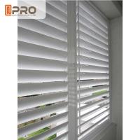 China Sound Insulation Customized Fixed Aluminium Louver Window / Aluminium Plantation Shutters for sale