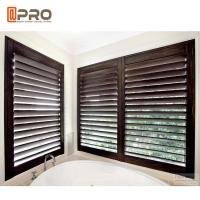 China Safety And Environmental Aluminum Exterior Plantation Shutters Ventilation In Homes for sale