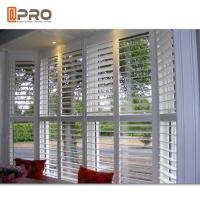 China Adjust Light Aluminum Horizontal Louver Window With 10 Years Warranty for sale