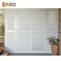 China Jalousie External Plantation Shutter / German Aluminium Window Shutters for sale