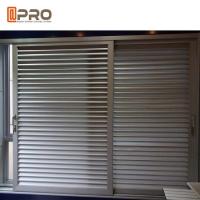 China Outdoor Perforating Movable Aluminium Louver Window Vertical Sun Shading for sale