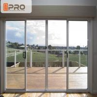 China Big Size Black Aluminum Sliding Doors For Dining Room With Thermal Break Design Slide and stack doors Sliding interior for sale