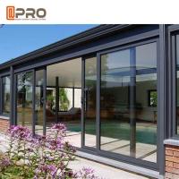 China Interior Aluminium Sliding Doors With Glass Inserts For Living Room aluminum sliding glass screen door for sale