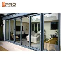 China Custom Durable Aluminum Folding Doors With Triple Glazed For Apartment concertina folding door accordion doors folding for sale