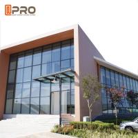 China Building Aluminum Profile Double Tempered Glass Exterior Curtain Wall Sound Isolation for sale