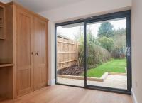 China Custom Aluminium Frame Glass Sliding Stacking Doors Powder Coating Sliding door interior track sliding door SHOWER SLIDE for sale