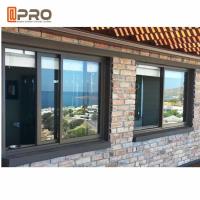 China Small Sound Insulation Toilet Aluminum Sliding Windows Powder Coating vertical sliding window price sliding window door for sale