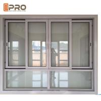 China Powder Coated Office Interior Aluminium Sliding Windows Customized Size sliding window profile mechanism sliding window for sale