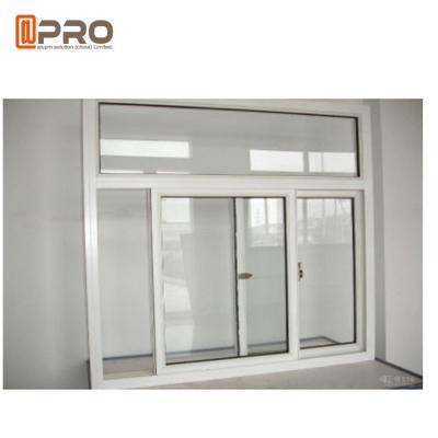 China Powder Coated Office Interior Aluminium Sliding Windows Customized Size sliding window profile mechanism sliding window for sale