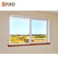 China Aluminium Frame Modern House Windows , 5 + 9 + 5mm Thickness Aluminium Glass Window interior sliding window triple for sale