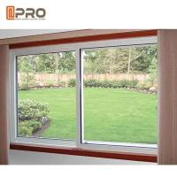 China Aluminium Frame Modern House Windows , 5 + 9 + 5mm Thickness Aluminium Glass Window interior sliding window triple for sale