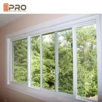 China Thermal Break Aluminum Sliding Windows With Double Glass Eco Friendly SLIDING WINDOW GRILL sliding side window nigeria for sale