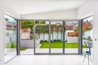 China RAL Color Aluminium Sliding Glass Doors With Fly Screen PVDF Surface Finishing patio doors grey sliding patio doors for sale